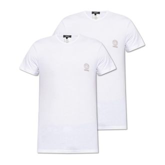 Versace T-Shirt Doppelpack - - Tops - Herren - Wei&szlig; - L