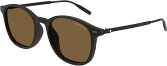 Montblanc Montblanc, Homme, Accessoires, Noir, Taille: 54 MM Mb0454Sa 002 Lunettes de soleil