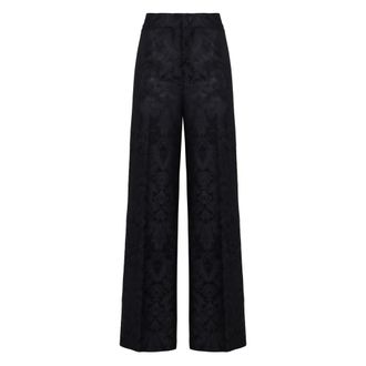 Etro Paisley Jacquard Straight-Leg Hose - - Trousers - Damen - Schwarzk - S