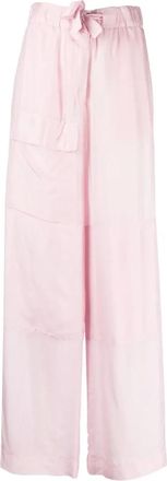 Dries Van Noten Femme, Pantalons, Rose, Taille: 38 FR Wide Pantalons