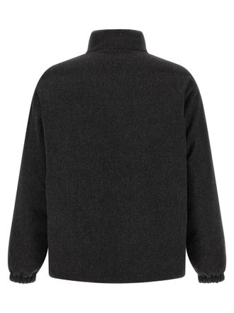 Jil Sander Wool Padded Jacket - Black