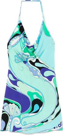 Pucci robe courte à imprimé abstrait - Vert