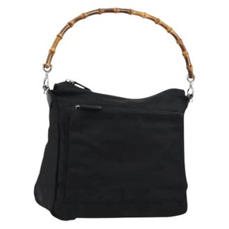 Gucci Pre-owned Nylon Schultertasche - - Pre-owned - Damen - Schwarzk - ONE SIZE