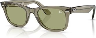 Ray-Ban Ray-Ban Star Wars - Master Yoda Wayfarer Sonnenbrillen Transparent Gr&uuml;n Fassung Gr&uuml;n Glas 50-22