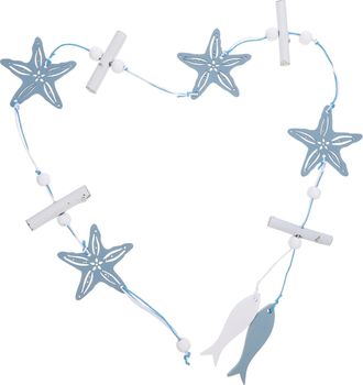 Amosfun Wandbehang Mit Meeresmotiven Dekoration F&uuml;r Zuhause Fische Nautische Dekorationen