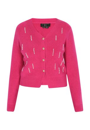 Faina Strickjacke Damen Fuchsie
