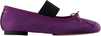 Maison Margiela Femme, Chaussures, Violet, Taille: 37 1/2 EU Anatomic Numeric Ballerinas