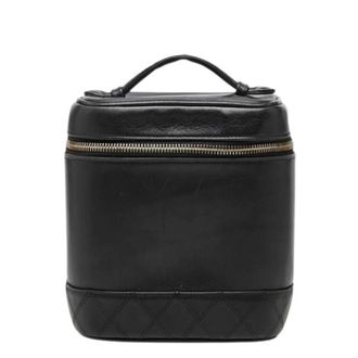 Chanel Pre-owned Vintage Vanity Bag - Femme - Pre-owned - Noir - Taille: ONE Size