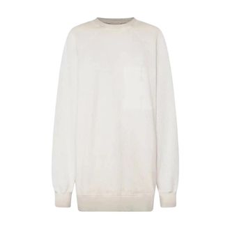 Halfboy Oversized Sweatshirt Ancient Scrolls - - Sweatshirts & Hoodies - Damen - Wei&szlig; - XS