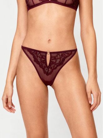Hunkem&ouml;ller Stringtanga 302380 Dunkelrot