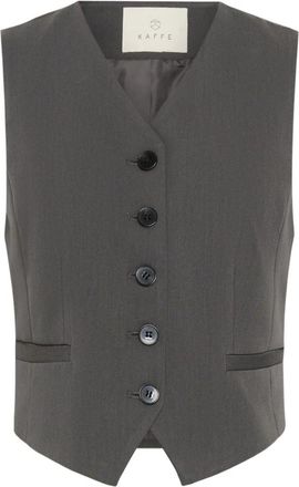 Kaffe KAuma Weste - - Jackets - Damen - Grau - L