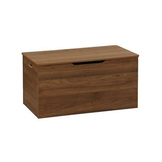 Sweeek Coffre. Bout de lit décor Bois de Noyer