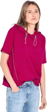 Cecil B302734 Sweat-Shirt à Capuche, Rose, M Femme, Pink Sorbet, M Womens