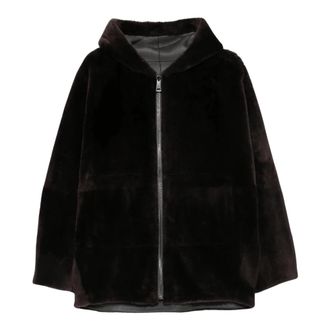 Simonetta Ravizza Jacke aus Kunstpelz & Lammfellimitat - - Jackets - Damen - Braun - XS