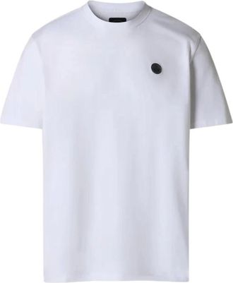 North Sails Homme, Tops, Blanc, Taille: XL Patch T-Shirt