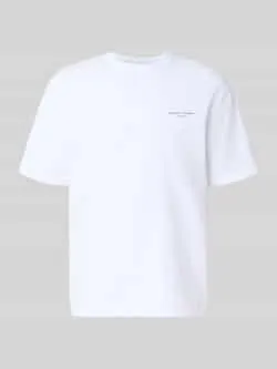 Sams&oslash;e & Sams&oslash;e T-Shirt mit Label-Stickerei Modell Sauni