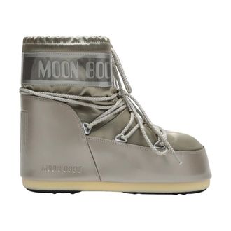 Moon Boot Bottes Icon Low Glance - Femme - Chaussures - Gris - Taille: 39 EU