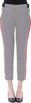 Byblos Femme, Pantalons, Multicolore, Taille: 36 FR Pantalon Mode Femme Noir et Blanc