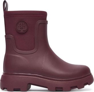 Tommy Hilfiger Gummistiefel Th Stamp Warm Ankle Rain Boot FW0FW09544 Dunkelrot