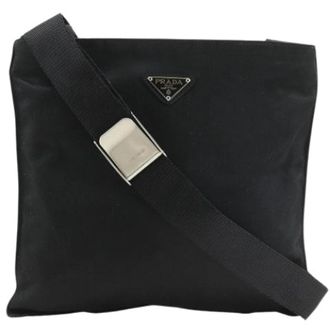 Prada Pre-owned Satin Schultertasche - - Pre-owned - Damen - Schwarzk - ONE SIZE