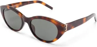 Saint Laurent Eyewear SLM148 Cat-Eye Tortoiseshell Sunglasses - Brown