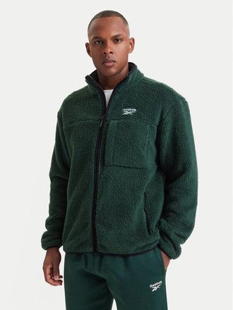 Reebok Fleecejacke RCC00108 Dunkelgr&uuml;n Regular Fit
