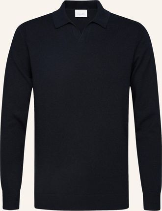 Profuomo Profuomo Polo Langarm blau