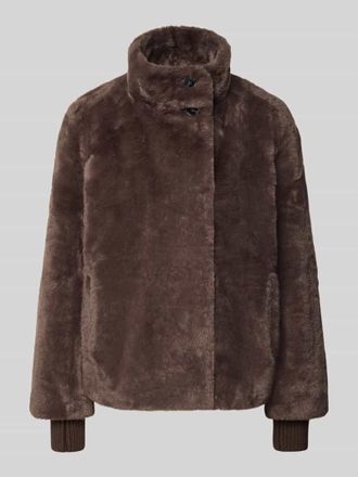 Comma Jacke aus Kunstfell mit Eingrifftaschen