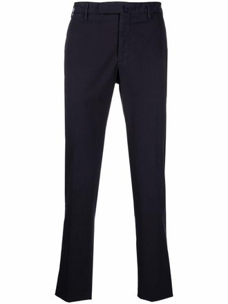 Incotex pantalon &agrave; coupe fusel&eacute;e - Bleu