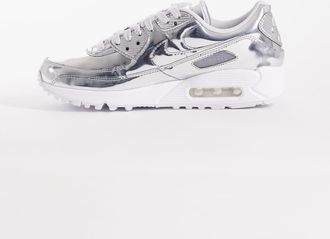 Nike Air Max 90 - Sneaker in Metallic-Silber