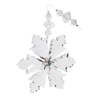 BESPORTBLE Schneeflocken H&auml;ngedeko f&uuml;r Weihnachtsbaum Acryl DIY Weihnachtsdeko H&auml;ngender Schneeflocken-anh&auml;nger Weihnachtsbaumschmuck Weihnachtsschmuck f&uuml;r Fenst