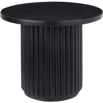 Beliani Beliani - Table Basse Design Moderne Plateau en Bois de Manguier Noir Lemont