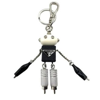 Prada unisex, Pre-owned, Noir, Taille: ONE Size Porte-cl&eacute;s Vintage Pre-owned