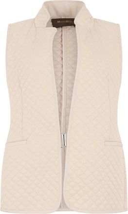 Moorer Kandy Light Vest with Zipper - Femme - Vestes - Beige - Taille: 36 FR