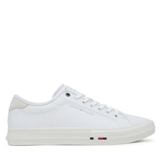 Tommy Hilfiger Sneakers aus Stoff Tommy Hilfiger Th Hi Vulc Street Stitch FM0FM05645 Wei&szlig;