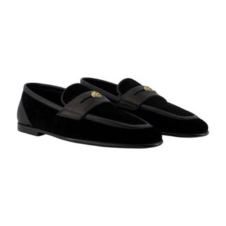 Dolce & Gabbana Mens Calfskin Leather Loafer Black