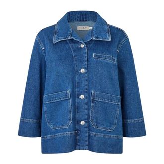 Masai Jovinia Denim Jacket - Femme - Vestes - Bleu - Taille: 46 FR