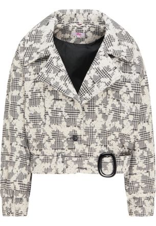 Mymo Jacke Damen Wollwei&szlig;