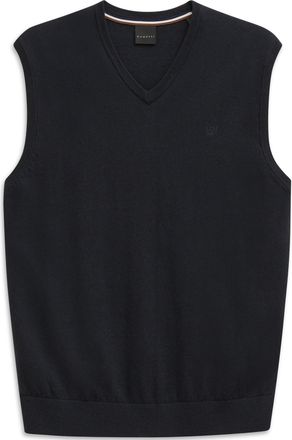 Bugatti Herren Pullunder Strick Kaschmir