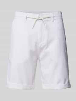 Mc Neal Regular Fit Bermudas aus Leinen-Baumwoll-Mix