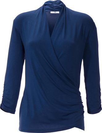 Peter Hahn V-Shirt 3/4 Arm Peter Hahn blau