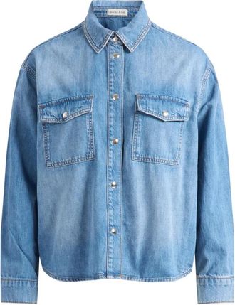 Anine Bing Femme, Chemises, Bleu, Taille: 40 FR Paxton Shirt