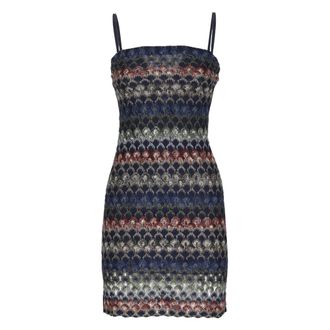 Missoni B&uuml;sten-Minikleid mit Spitzenmotiv - - Dresses - Damen - Blau - S