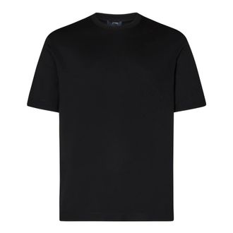 Herno Baumwoll-Jersey-T-Shirt - - Tops - Herren - Schwarzk - XL