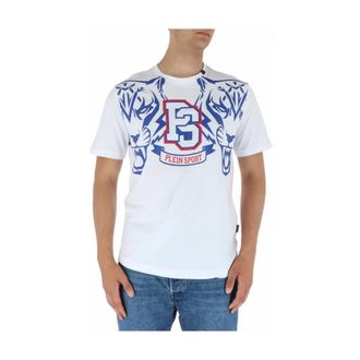 Plein Sport Tiger Head TShirt Casual Style - - Sport - Herren - Wei&szlig; - S