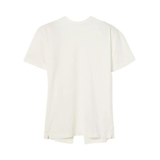 Jacquemus Paper Effect Open Back T-Shirt - - Tops - Damen - Wei&szlig; - M