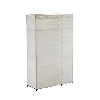MSV Penderie en Tissu XL - Pliable - avec Tringle &agrave; v&ecirc;tements - 110 x 174,5 x 45 cm