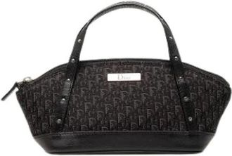 Dior Sac Mini Pre-owned en Toile - Femme - Pre-owned - Noir - Taille: ONE Size