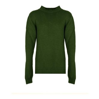 La Haine Inside Us Eleganter hoher Hals Pullover - - Knitwear - Herren - Gr&uuml;n - L