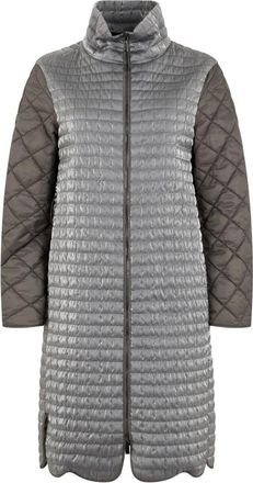 Moorer Veste Longue Rembourr&eacute;e - Femme - Vestes - Gris - Taille: 36 FR